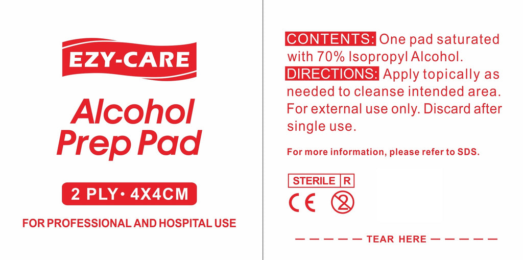 Ezy-care Sterile Alcohol Swabs 4cm x 4cm | Carton 200/Box – Biocare ...